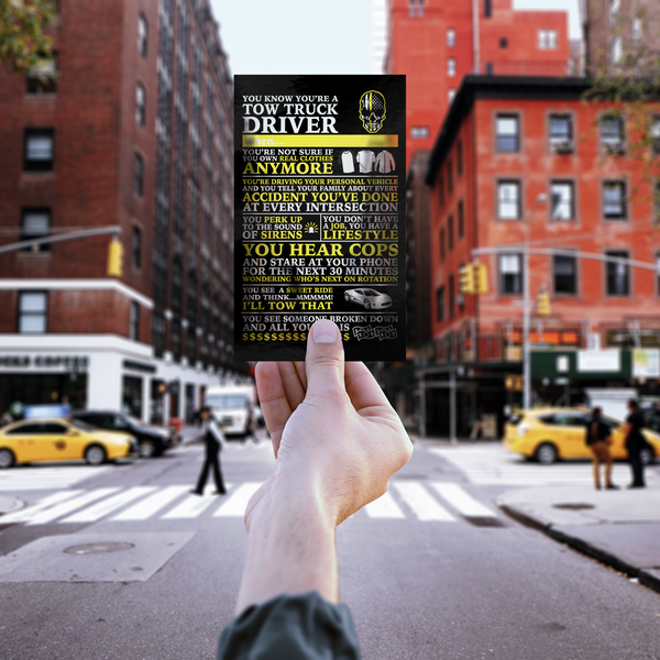 Tow Truck Operator Sticker - Towlivesmatter