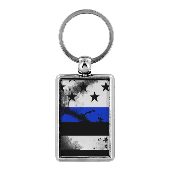 Thin Blue Line Keychain - Towlivesmatter