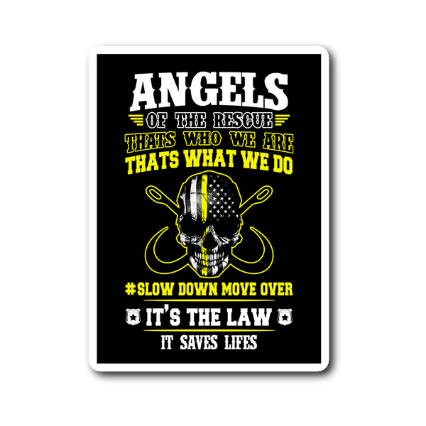 Slow Down Move Over Sticker - Towlivesmatter